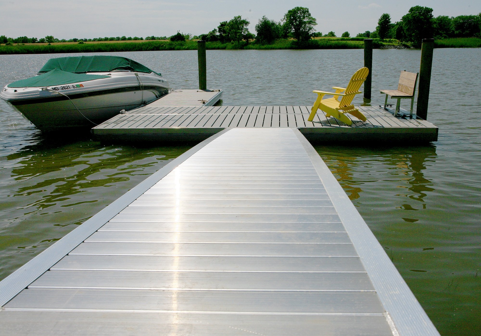 Aluminum Framed Docks Custom Floating Dock Builder Annapolis MD