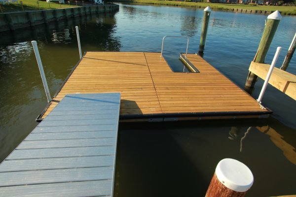 Kayak Dock with Ramp | Custom Floating Dock Builder Annapolis MD