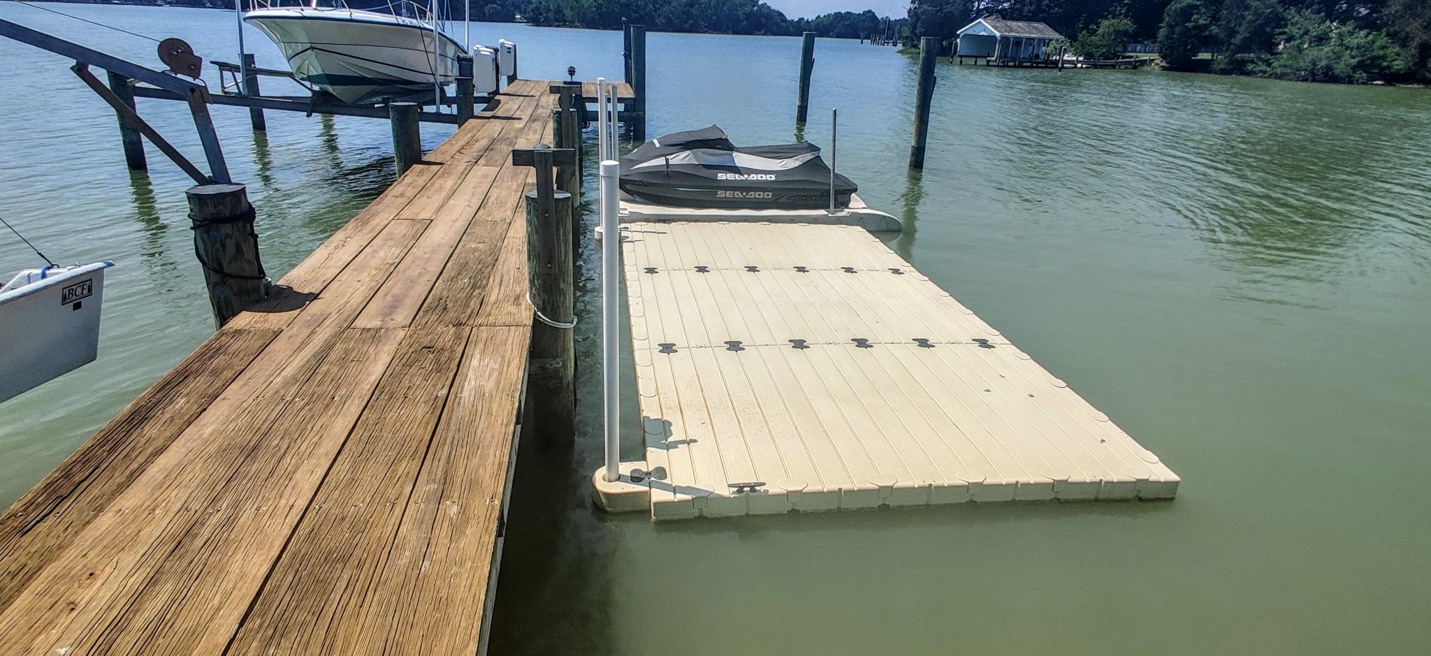 10'' by 20'' Low Profile | Custom Floating Dock Builder Annapolis MD